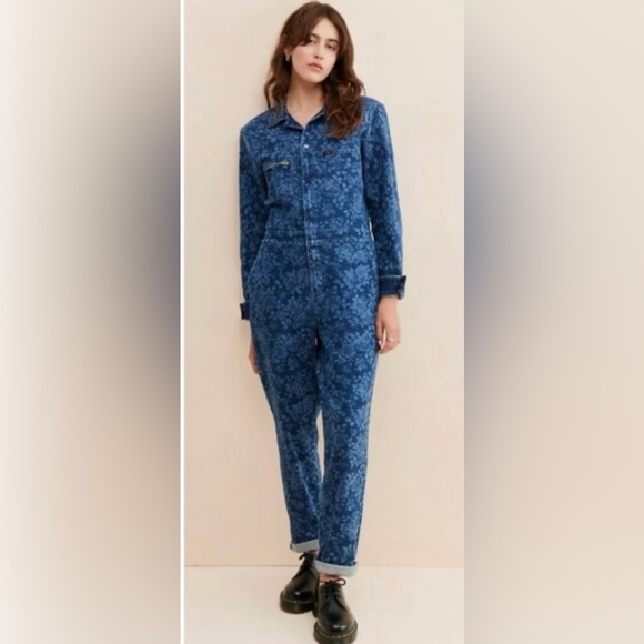 Lee | Pants & Jumpsuits | Nwt Free People X Lee Collab Denim Floral ...